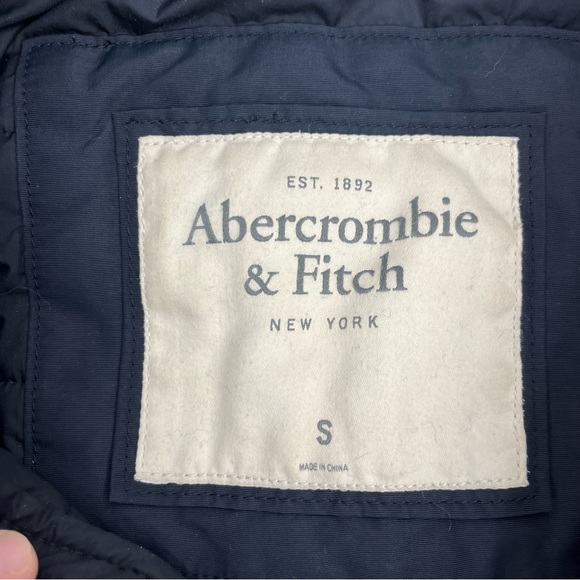 Abercrombie & Fitch | Jackets & Coats | Aberocrombie And Fitch Jacket Mens Small Blue Wool Blend ...